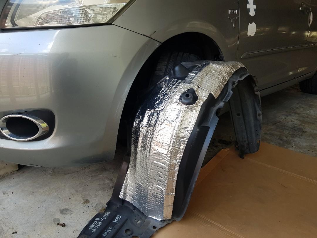 Toyota Vios Front Wheel Arch Soundproofing, Car Accessories, Tyres ...