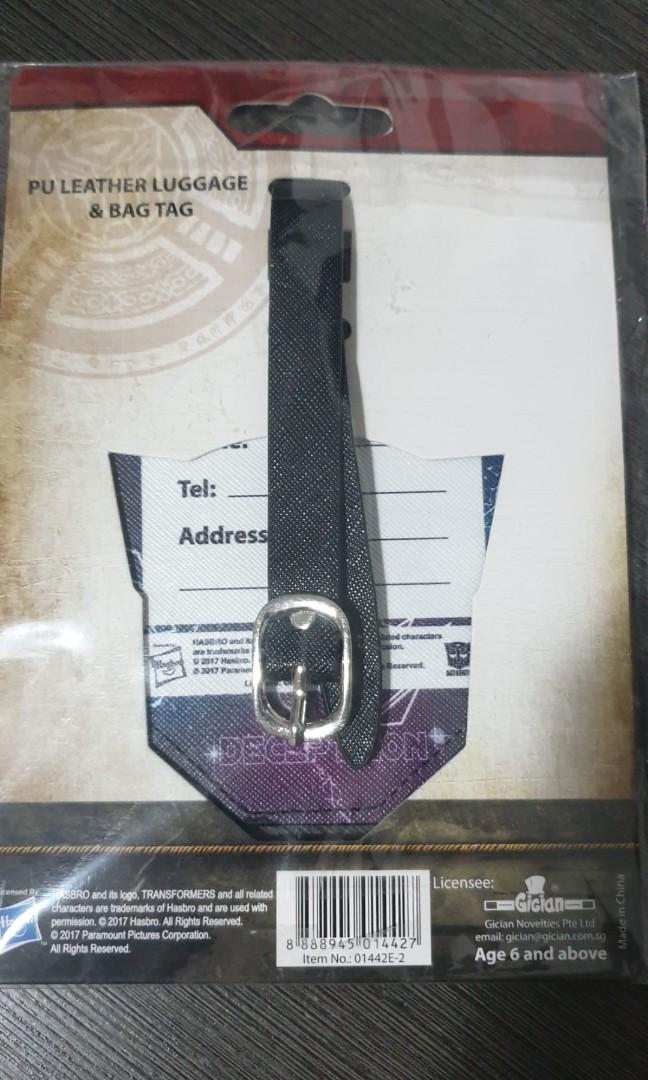Transformer luggage and bag tag, Everything Else on Carousell