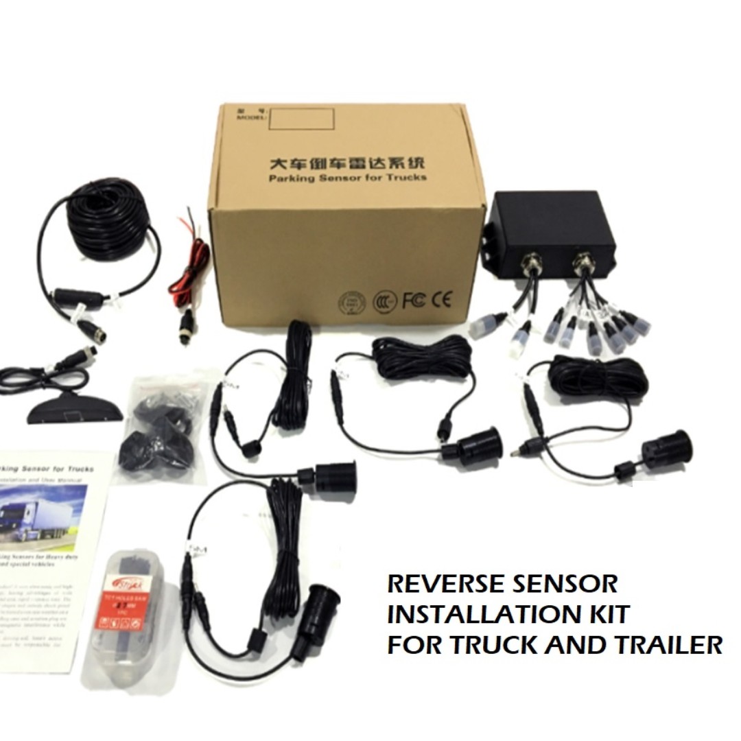 Truck/Trailer Reverse Sensor Kit (12V/24V), Car Accessories ...