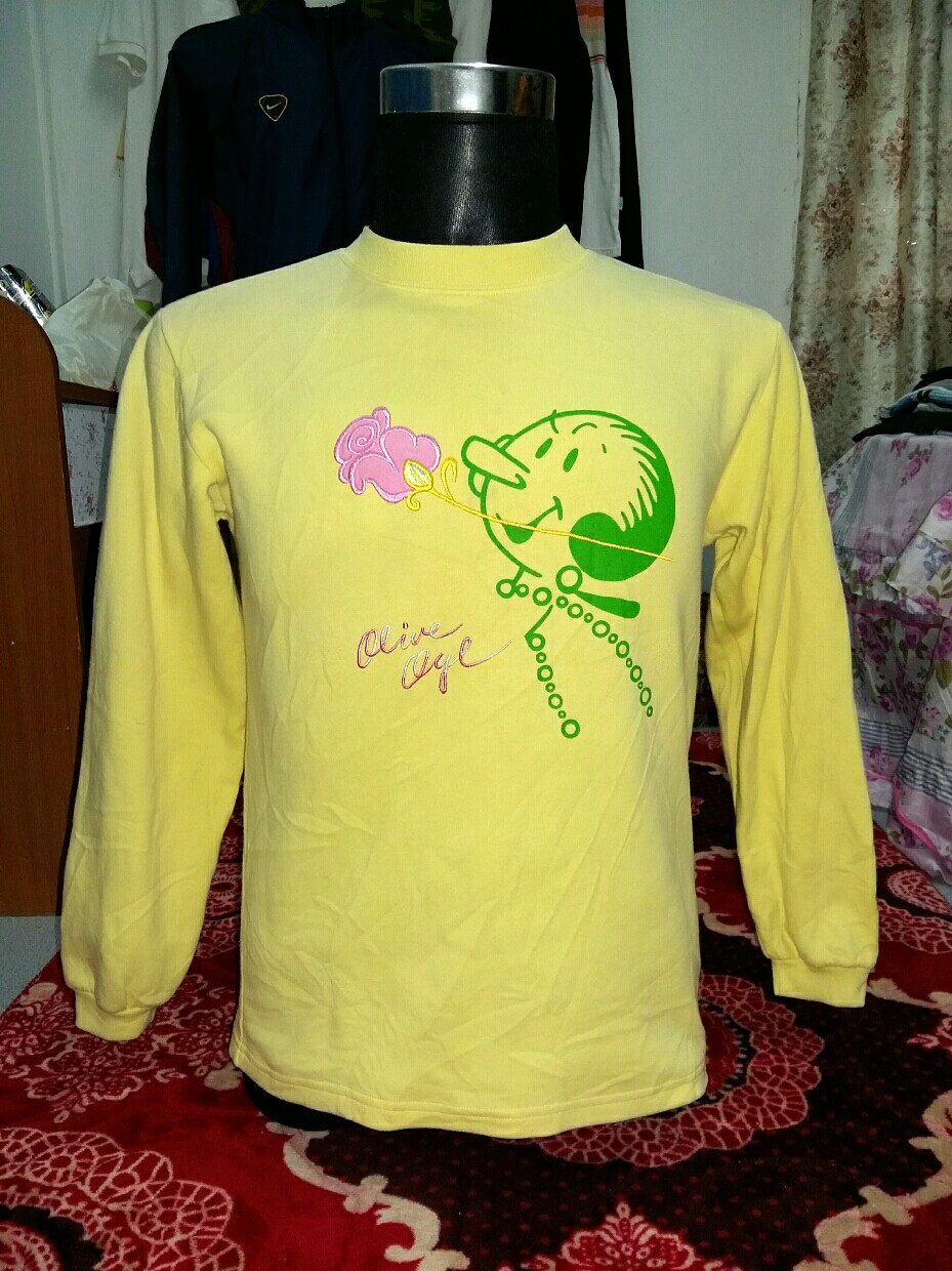 Vtg Olive Oyl Bini Popeye, Women's Fashion, Tops, Longsleeves on Carousell