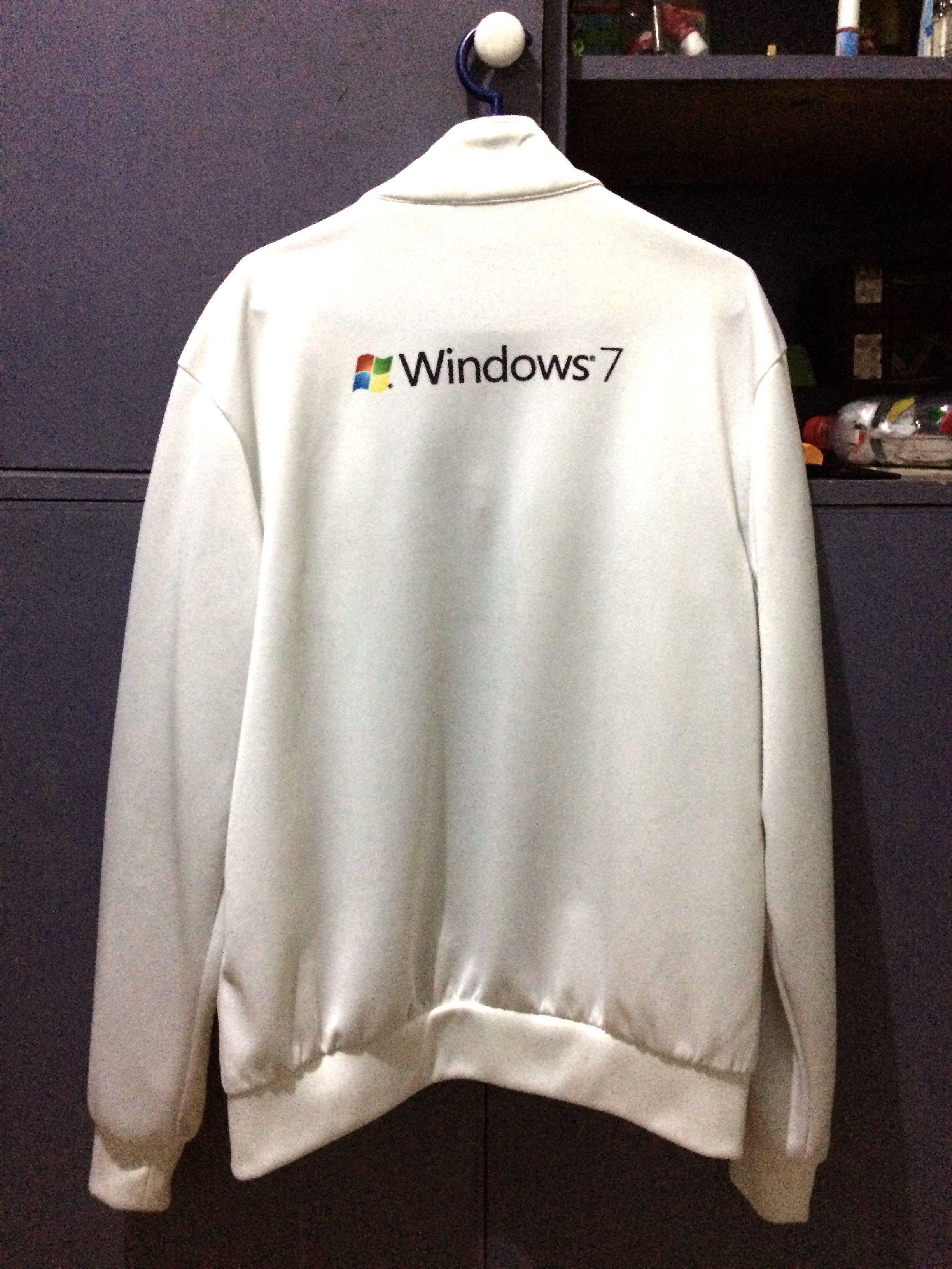 WHITE MICROSOFT JACKET, Men's Fashion, Coats, Jackets and Outerwear on ...