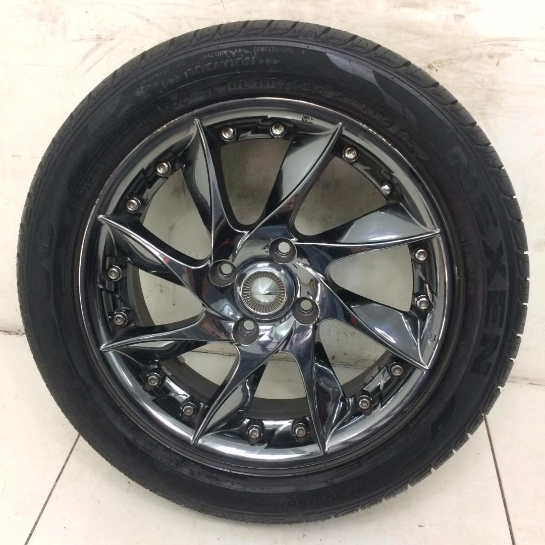 15" RAYS FOUNDRY (Made In Japan) Sports Rim With Tyres 4x100 (SR1436 ...