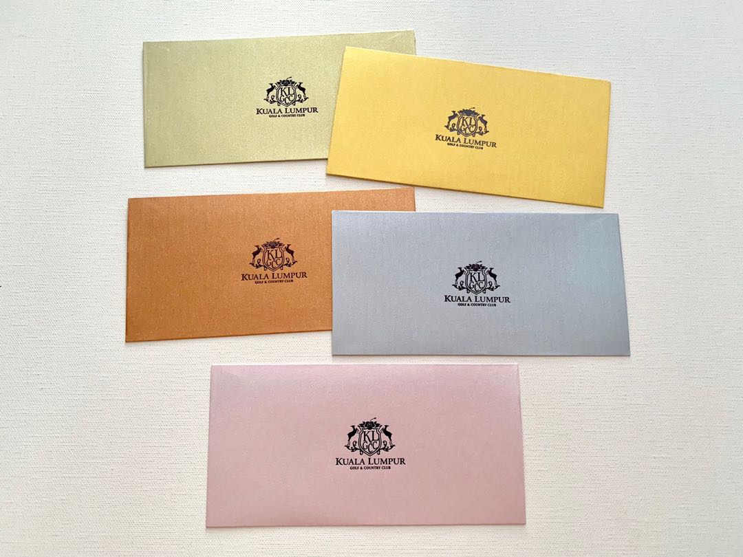5pcs KLGCC Golf & Country Club exclusive raya packet / sampul raya sdr ...