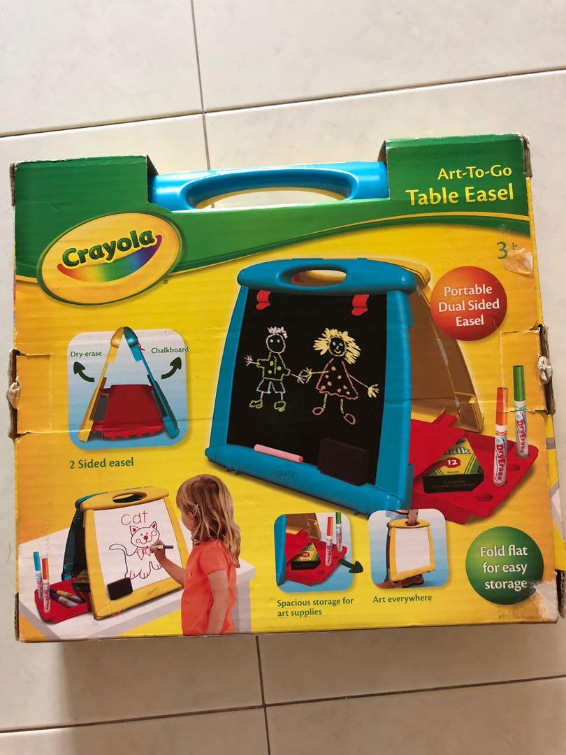 Crayola table easel art-to-go, Babies & Kids, Baby Nursery & Kids ...