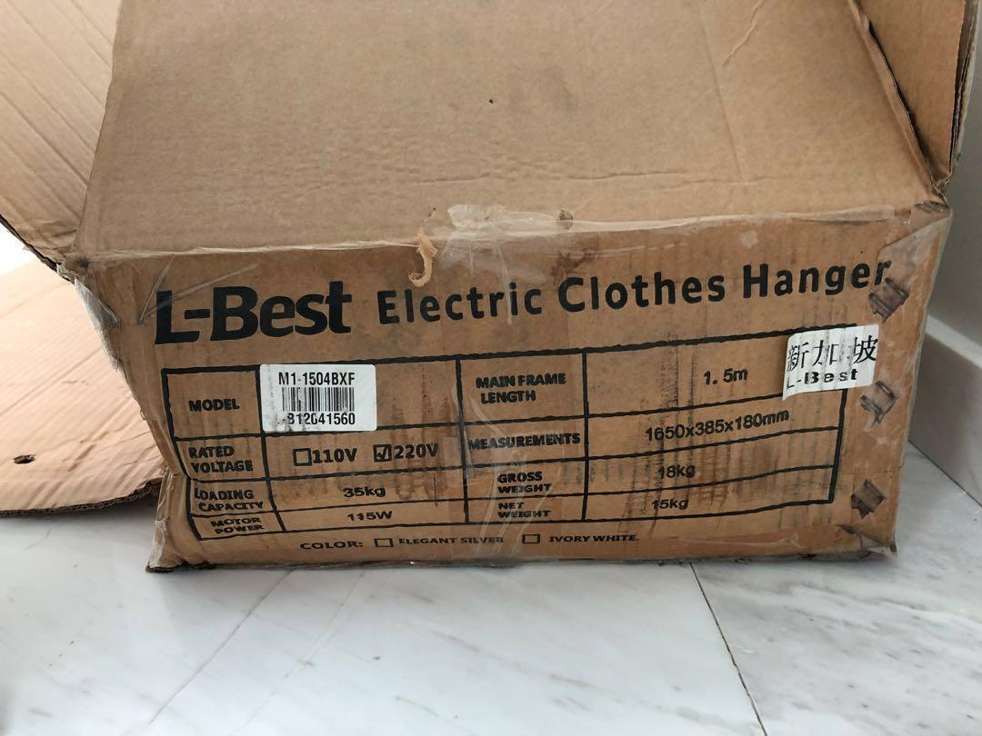 Electric Motorized Clothes Hanger, Furniture & Home Living, Home ...