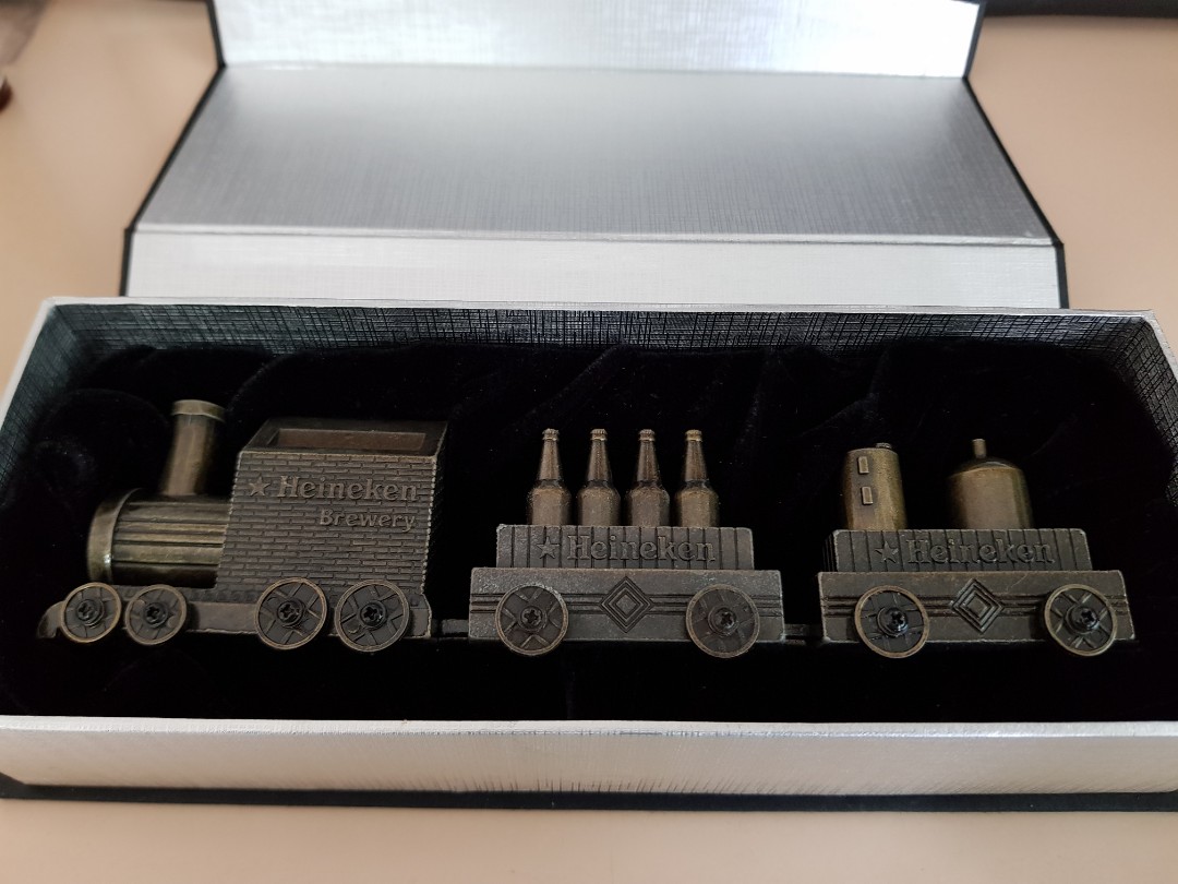 Heineken Train Lighter, Hobbies & Toys, Memorabilia & Collectibles ...