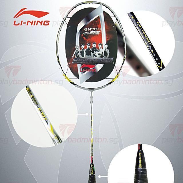 Li Ning N70 II Bao Chun Lai Badminton Racket, Sports Equipment, Sports ...