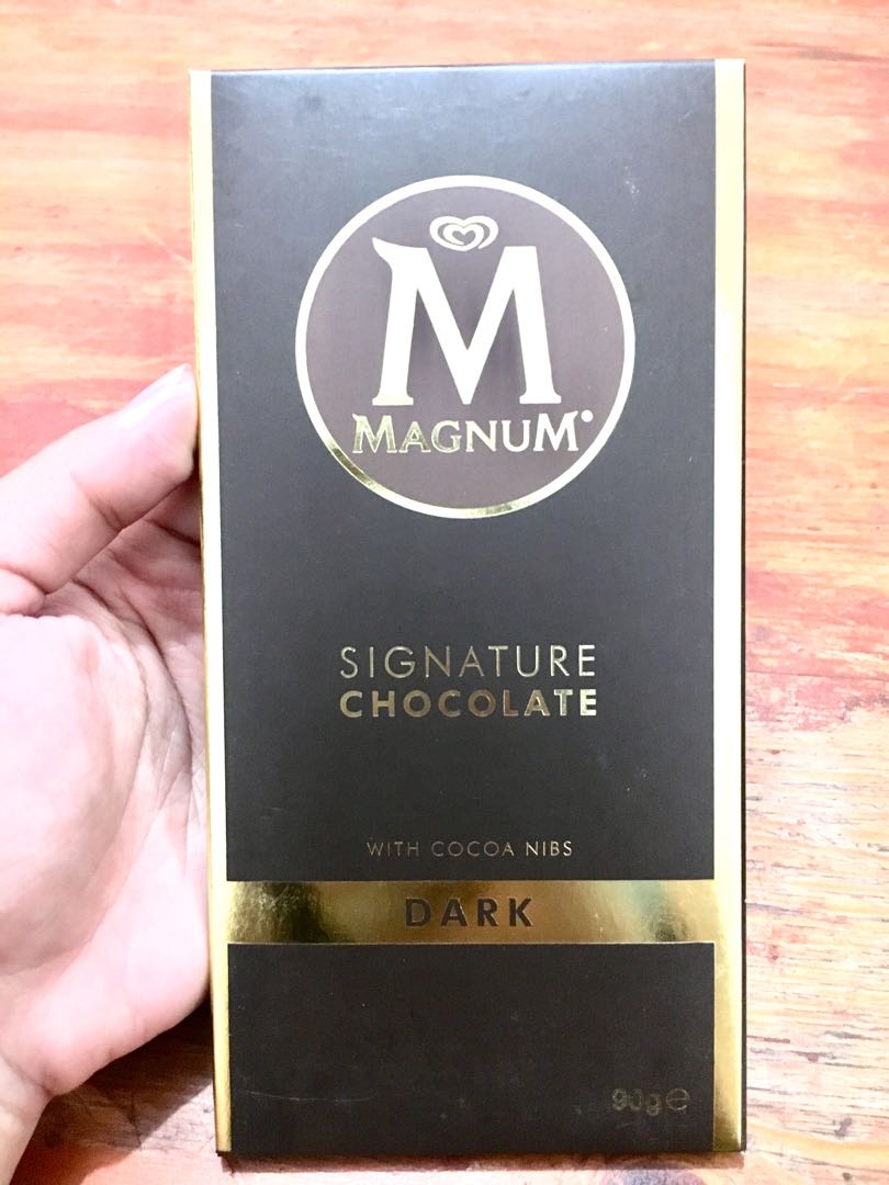 Magnum Signature Chocolate - Dark, Food & Drinks, Packaged & Instant ...