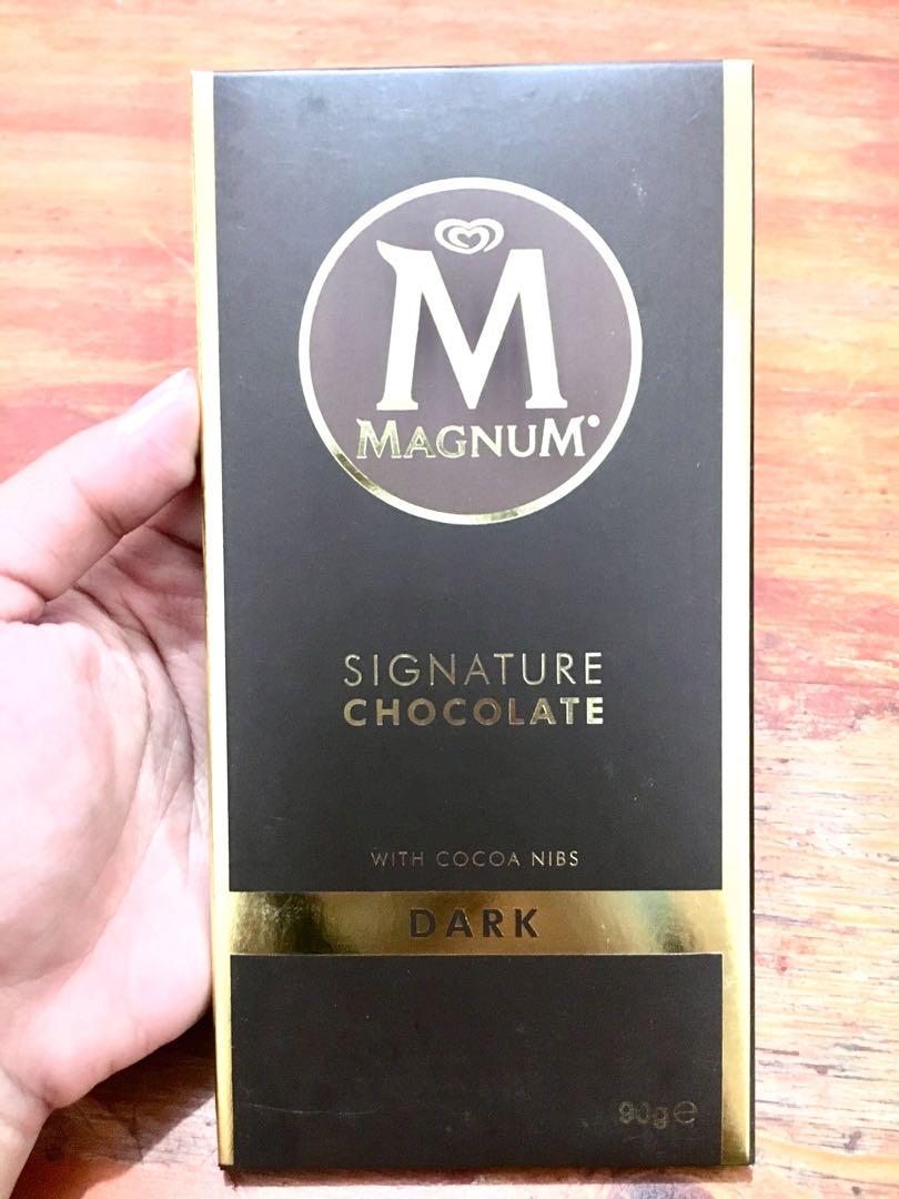 Magnum Signature Chocolate - Dark, Food & Drinks, Packaged & Instant ...