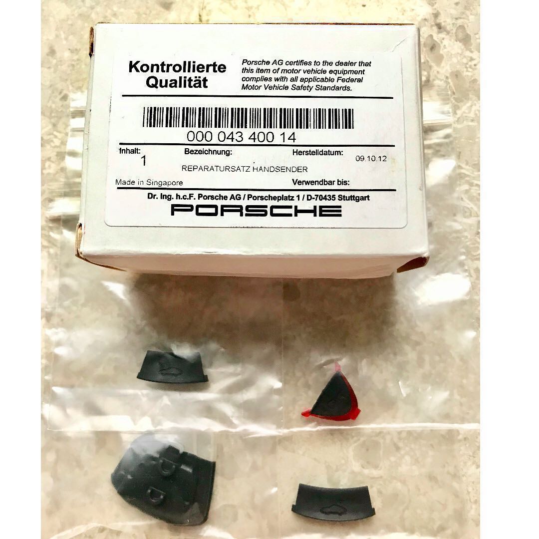 New Genuine Porsche 997 987 Boxster Cayman Gen 1 - 3 Button Key Repair ...