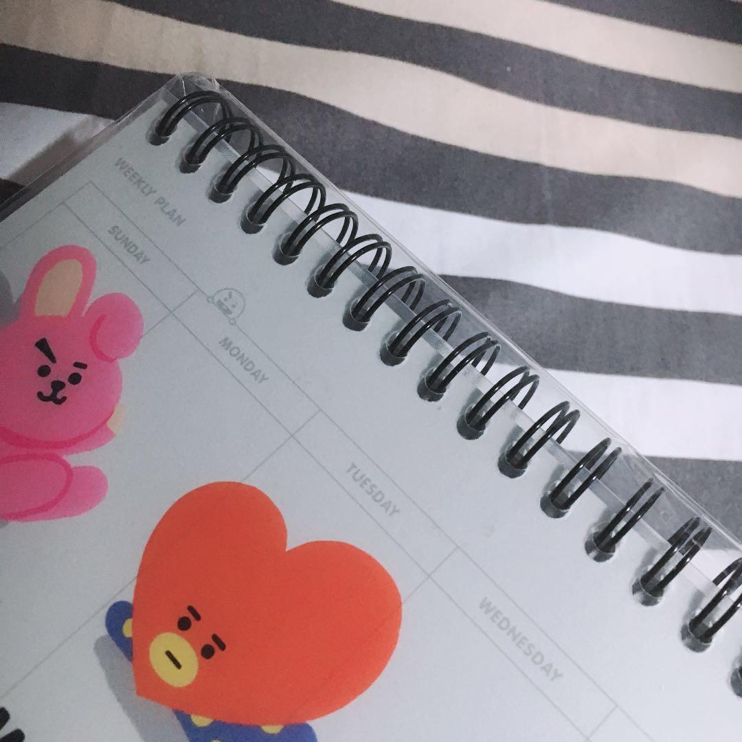 [OFFICIAL] BT21 Weekly Planner, Hobbies & Toys, Memorabilia ...