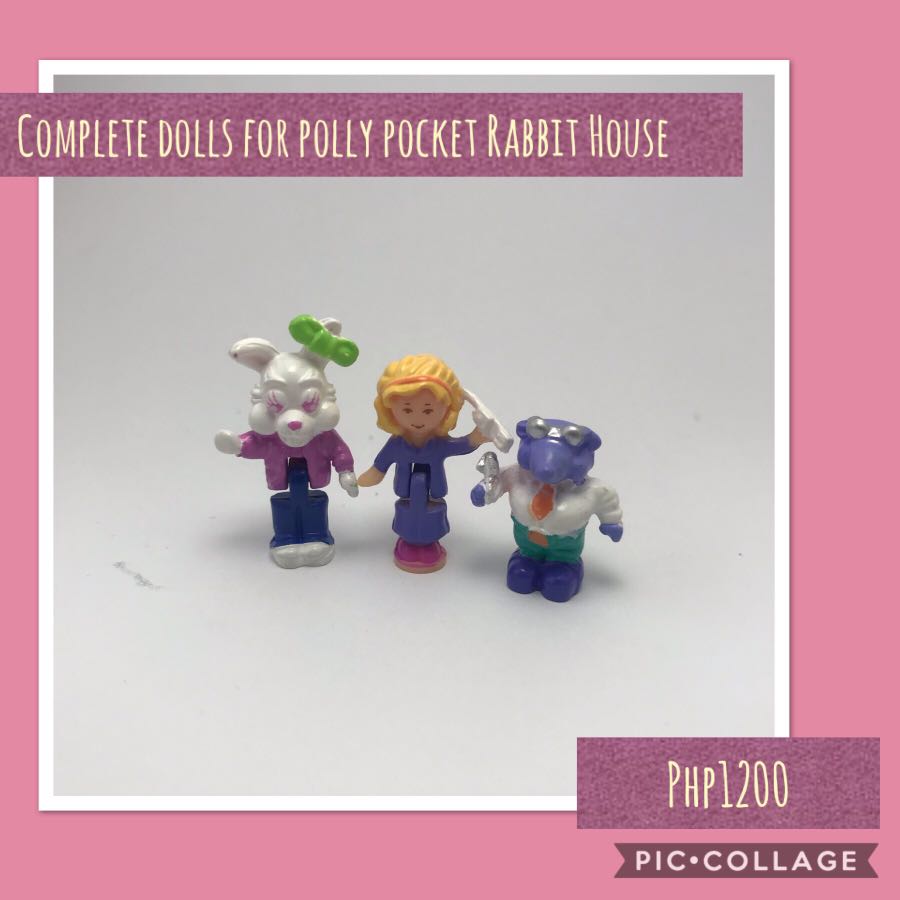 Polly Pocket dolls for Rabbit House, complete dolls, Hobbies & Toys ...
