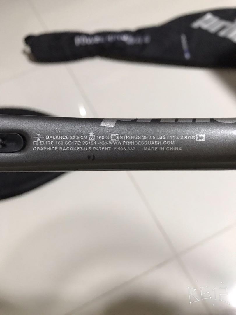 Prince Squash racquet Force 3 , Sports Equipment, Sports & Games ...