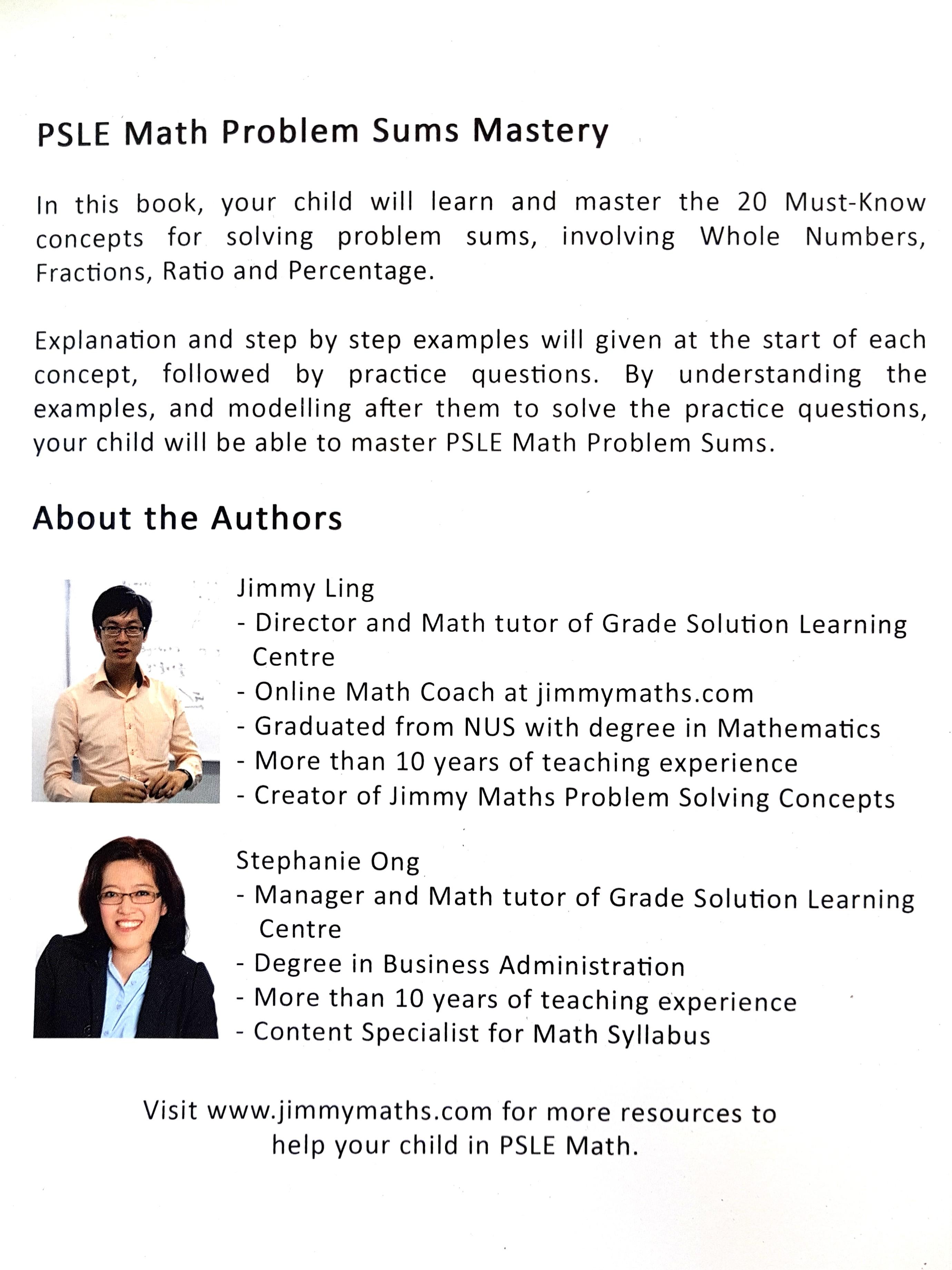 PSLE Math Problem Sums Mastery by Jimmy Maths, Hobbies & Toys, Books ...