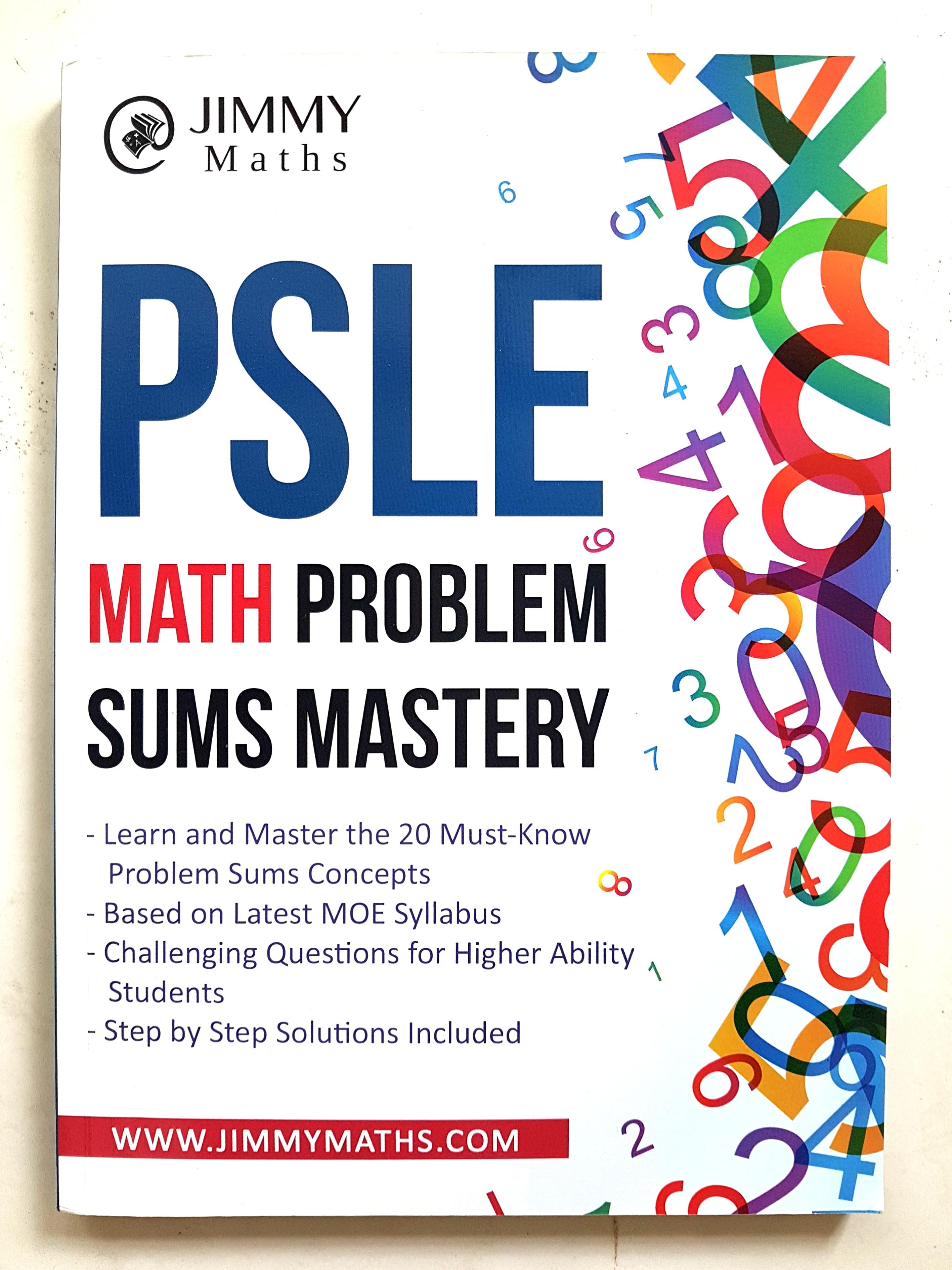 PSLE Math Problem Sums Mastery by Jimmy Maths, Hobbies & Toys, Books ...