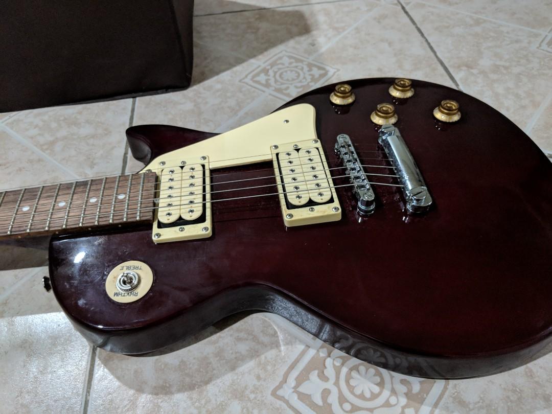 RJ Les Paul Maroon, Hobbies & Toys, Music & Media, Musical Instruments ...
