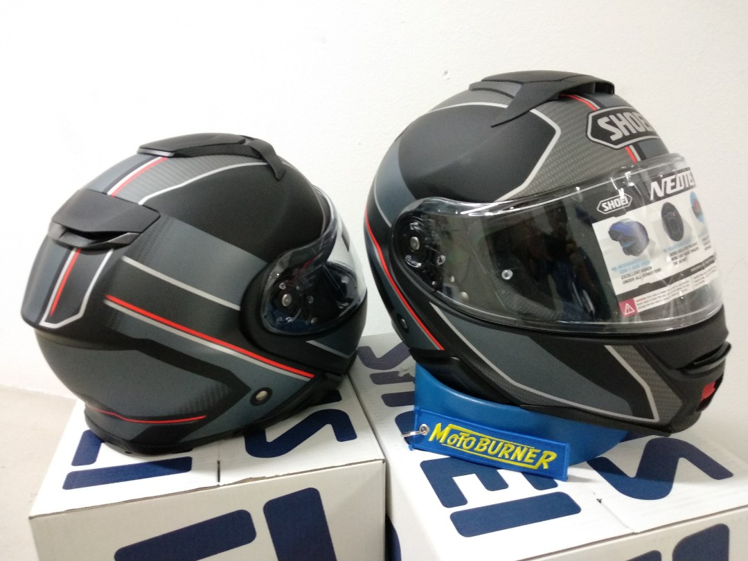 Shoei Neotec 2 Excursion, Motorcycles, Motorcycle Apparel on Carousell