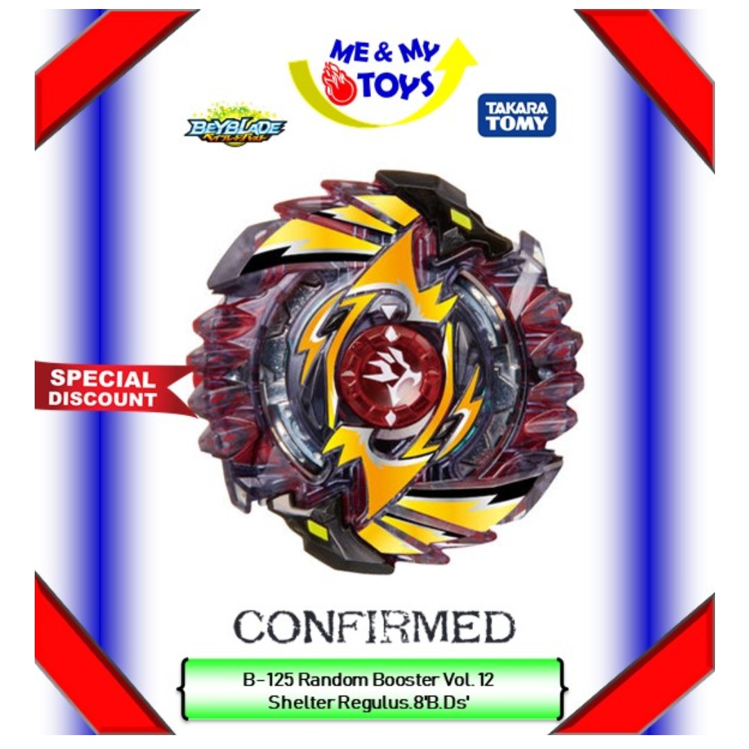 Takara Tomy Beyblade Burst Cho-Z B-125 Random Booster Vol. 12 Shelter ...