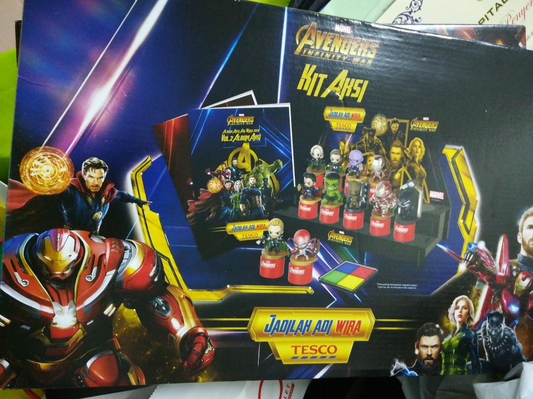 Tesco Marvel's Avengers Complete 11 Figurines, Hobbies & Toys ...