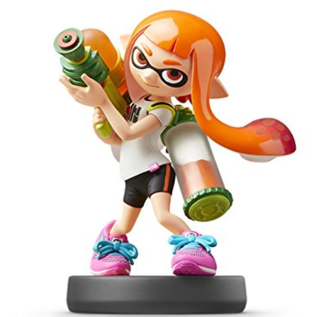 (全新) NS Switch Amiibo: 漆彈大作戰 Splatoon Inkling 大亂鬥系列 (日版) - 玩 Super ...
