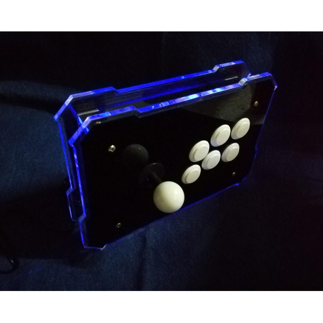 Acrylic Arcade FightStick (Black), Video Gaming, Gaming Accessories ...