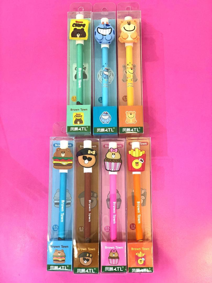 Animated Character Erasable Pen, Hobbies & Toys, Stationery & Craft ...