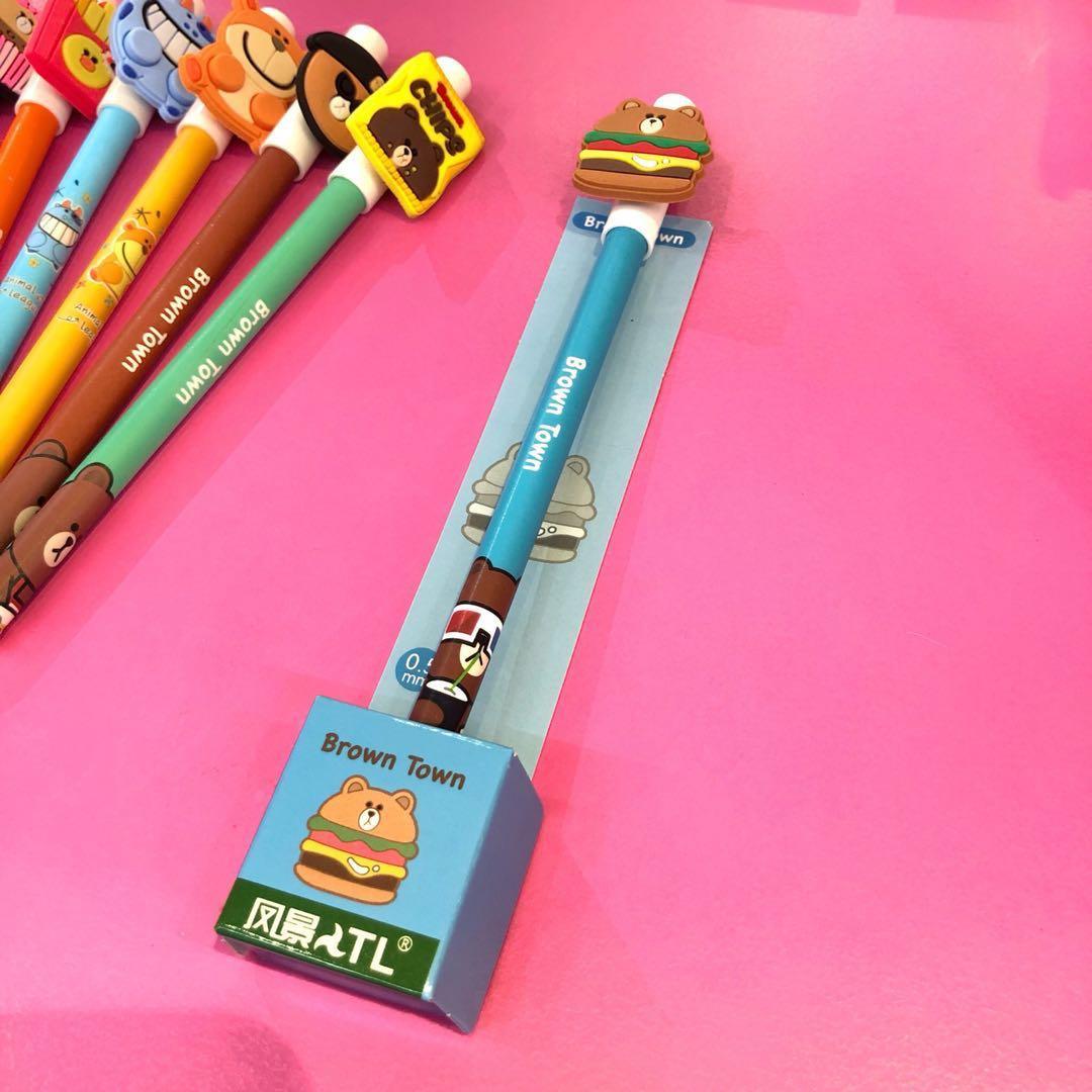 Animated Character Erasable Pen, Hobbies & Toys, Stationery & Craft ...