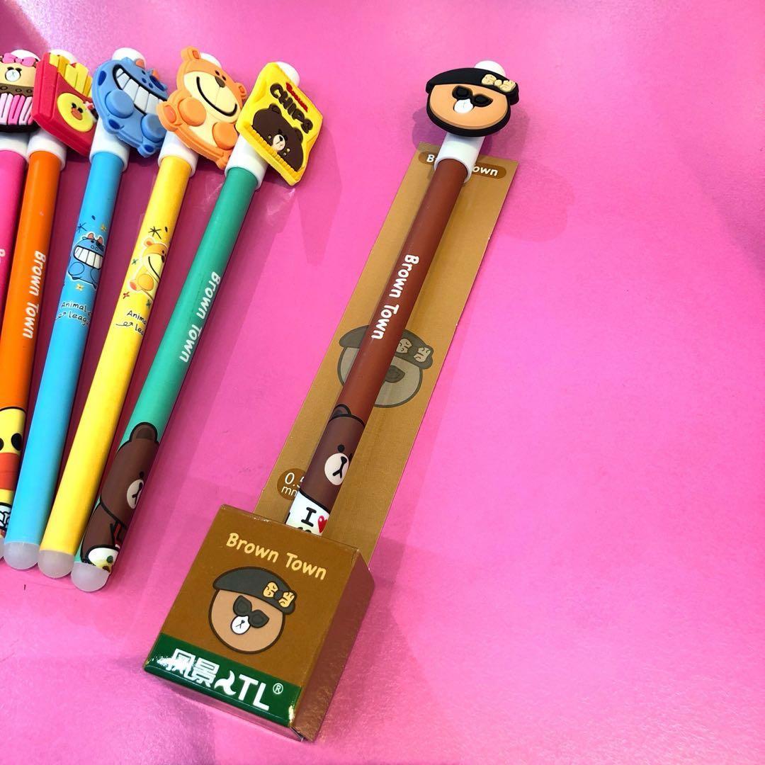 Animated Character Erasable Pen, Hobbies & Toys, Stationery & Craft ...