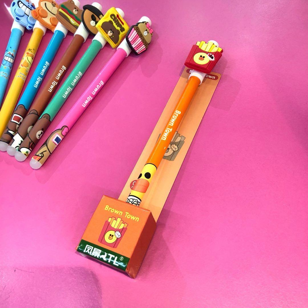 Animated Character Erasable Pen, Hobbies & Toys, Stationery & Craft ...
