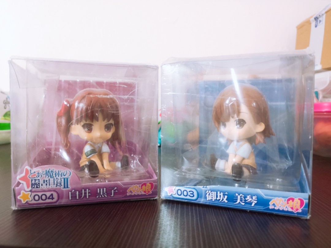 [AUTHENTIC] Petanko Figure Railgun Figure Set, Hobbies & Toys ...