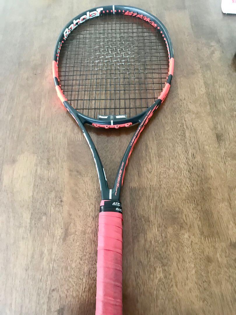 Babolat Pure Strike 18x20 tennis racquet, Sports Equipment, Sports ...