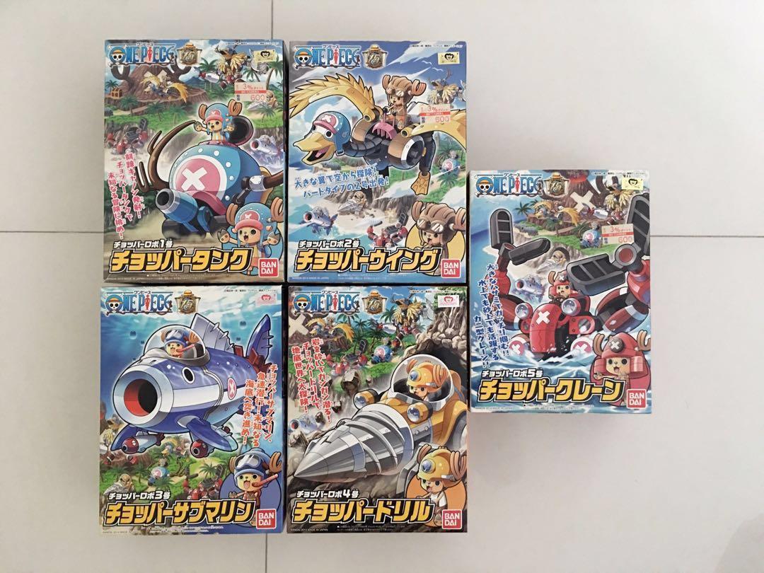 BANDAI ONE PIECE Tony Tony Chopper Robot Model Kit Complete Set ...