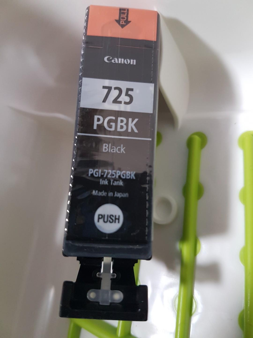 Canon 725 PGBK Printer Ink Cartridge, Computers & Tech, Printers ...