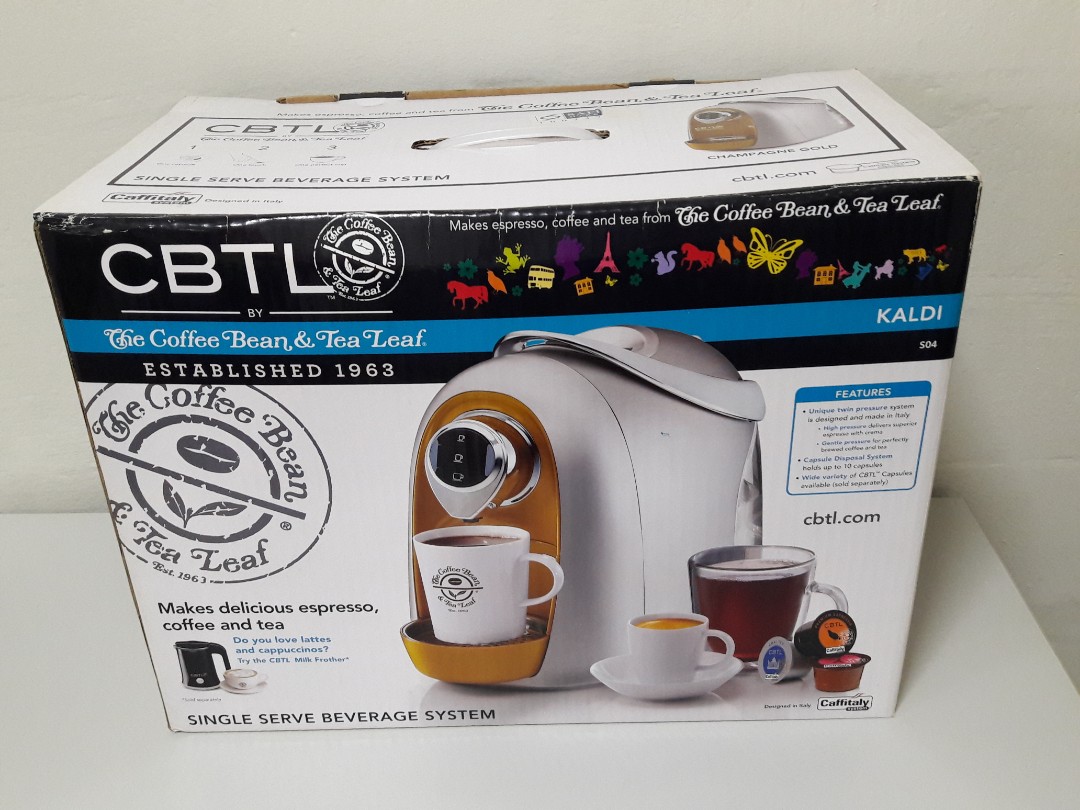 CBTL Kaldi Coffee Machine (Gold), TV & Home Appliances, Kitchen ...