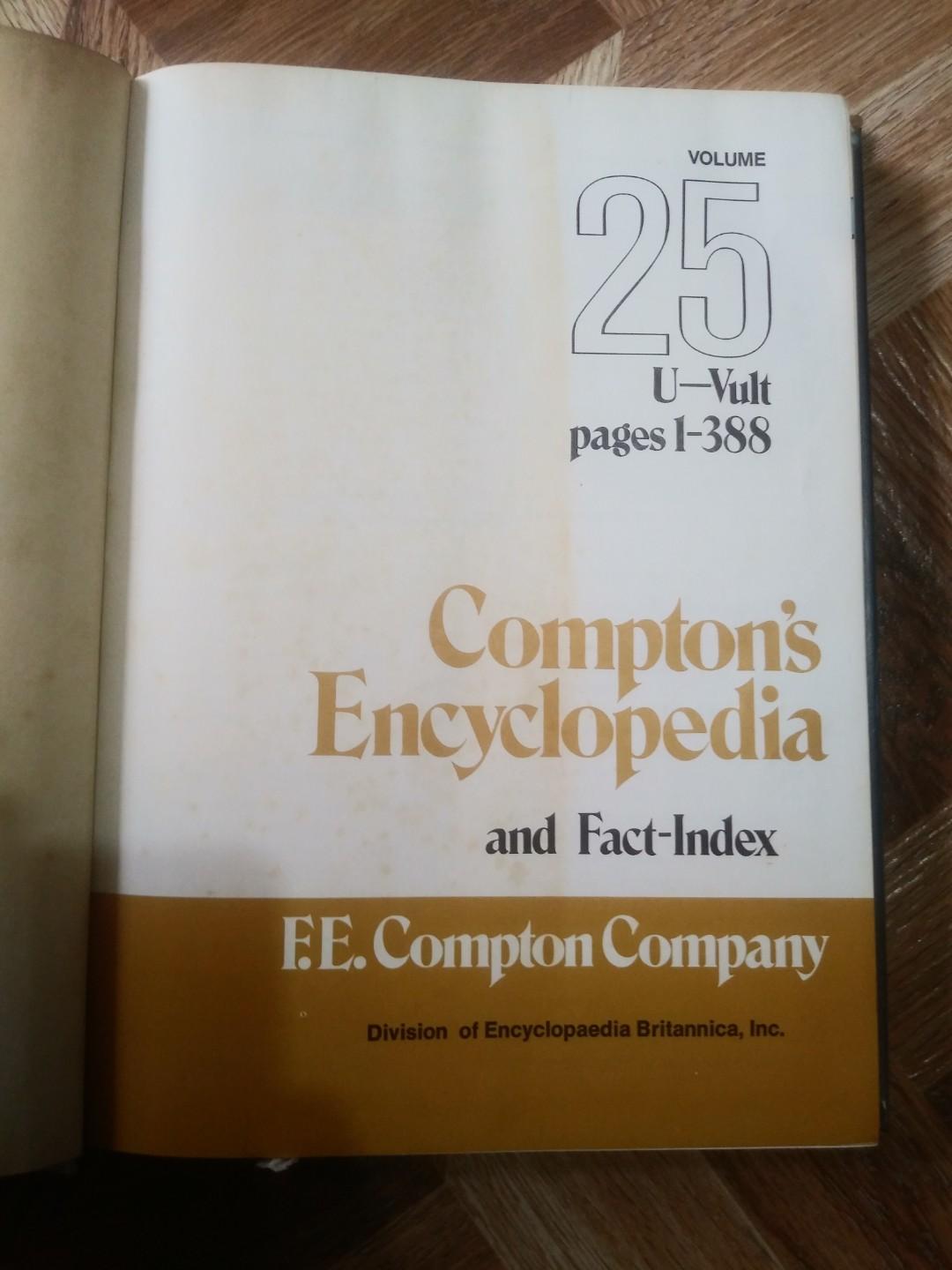 Compton's Encyclopedia vol1 to 26 co1980, Hobbies & Toys, Books ...