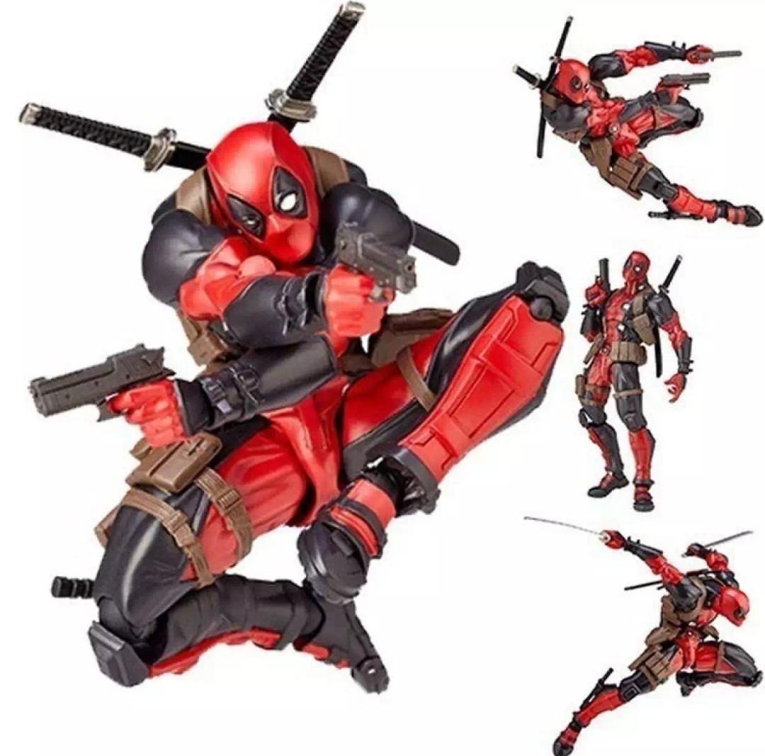 Deadpool Posable Figure No. 001 Yamaguchi Revoltech, Hobbies & Toys ...