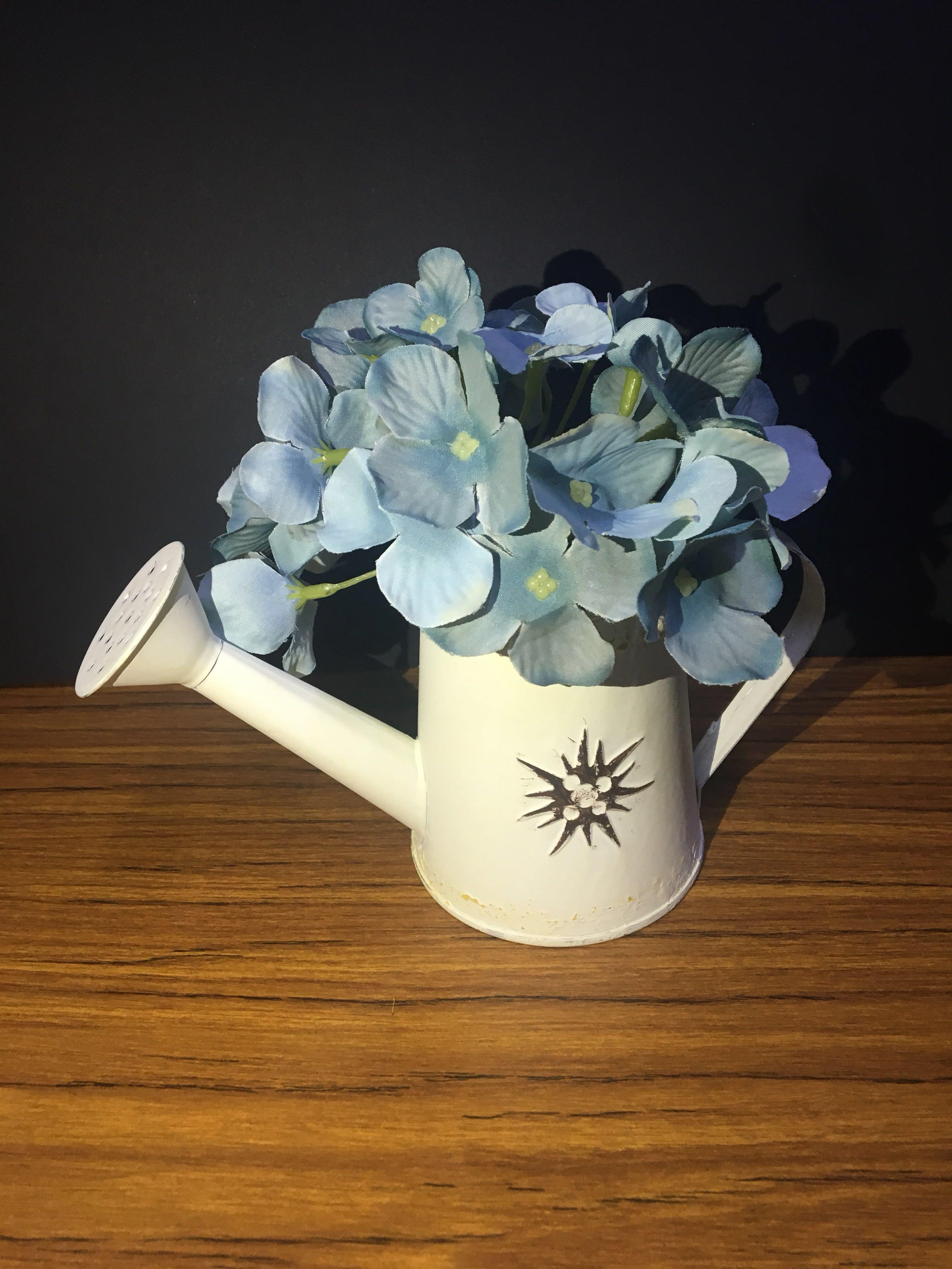 Fake Hydrangea Bouquet, Hobbies & Toys, Stationery & Craft, Flowers ...