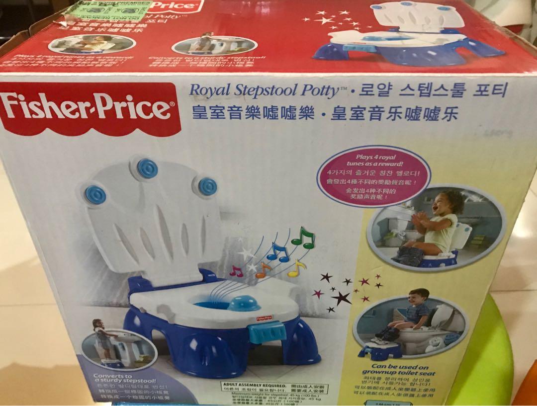 Fisher Price Royal Step Stool Potty, Babies & Kids, Infant Playtime on ...