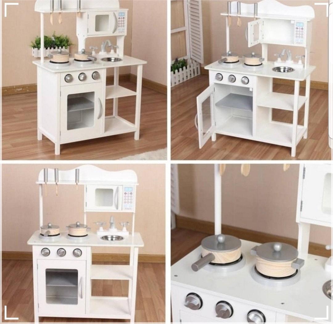 White kitchen playset, Babies & Kids, Infant Playtime on Carousell