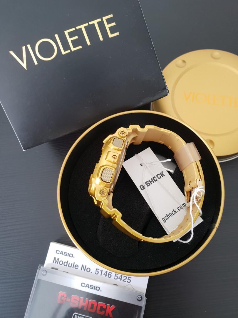 G Shock Violette Gold Watch, Luxury, Watches on Carousell