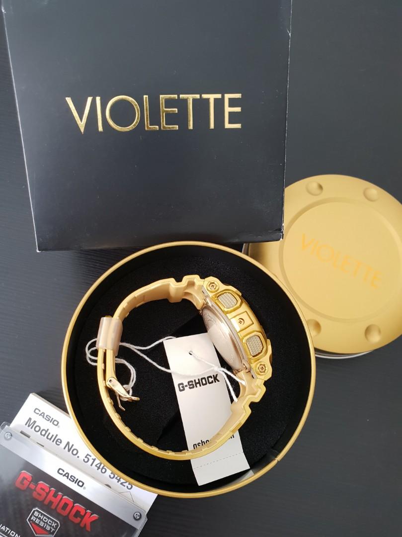 G Shock Violette Gold Watch, Luxury, Watches on Carousell