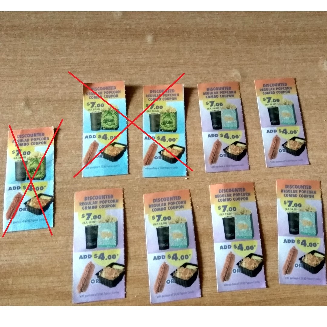 Golden Village Food Popcorn Combo, Tickets & Vouchers, Vouchers on ...