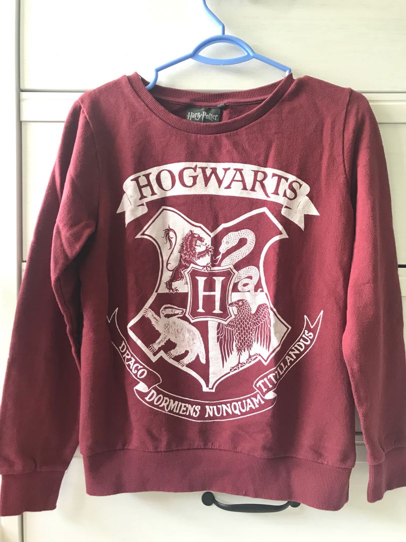 Harry Potter Maroon Pullover, Women's Fashion, Coats, Jackets and ...