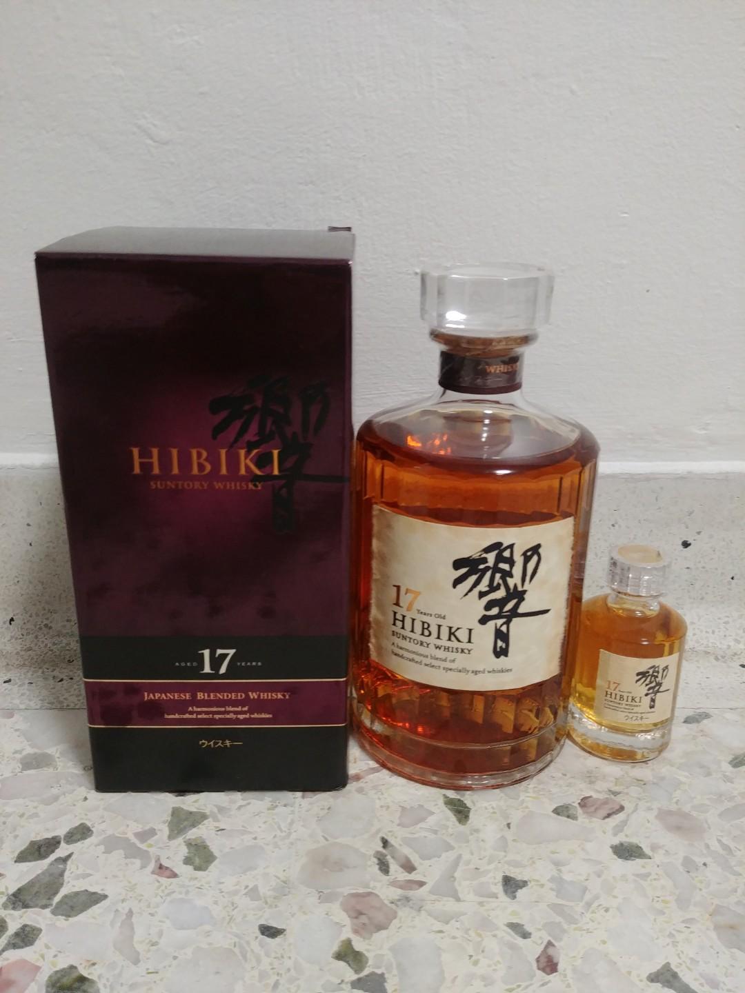 Hibiki 17 (700ml + 50ml), Food & Drinks, Alcoholic Beverages on Carousell