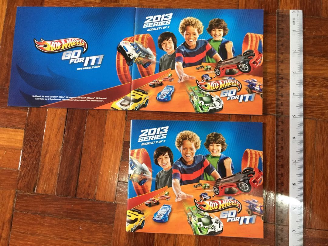 Hotwheels Year 2013 Checklist Poster Book 1 & 2, Hobbies & Toys, Toys & Games on Carousell