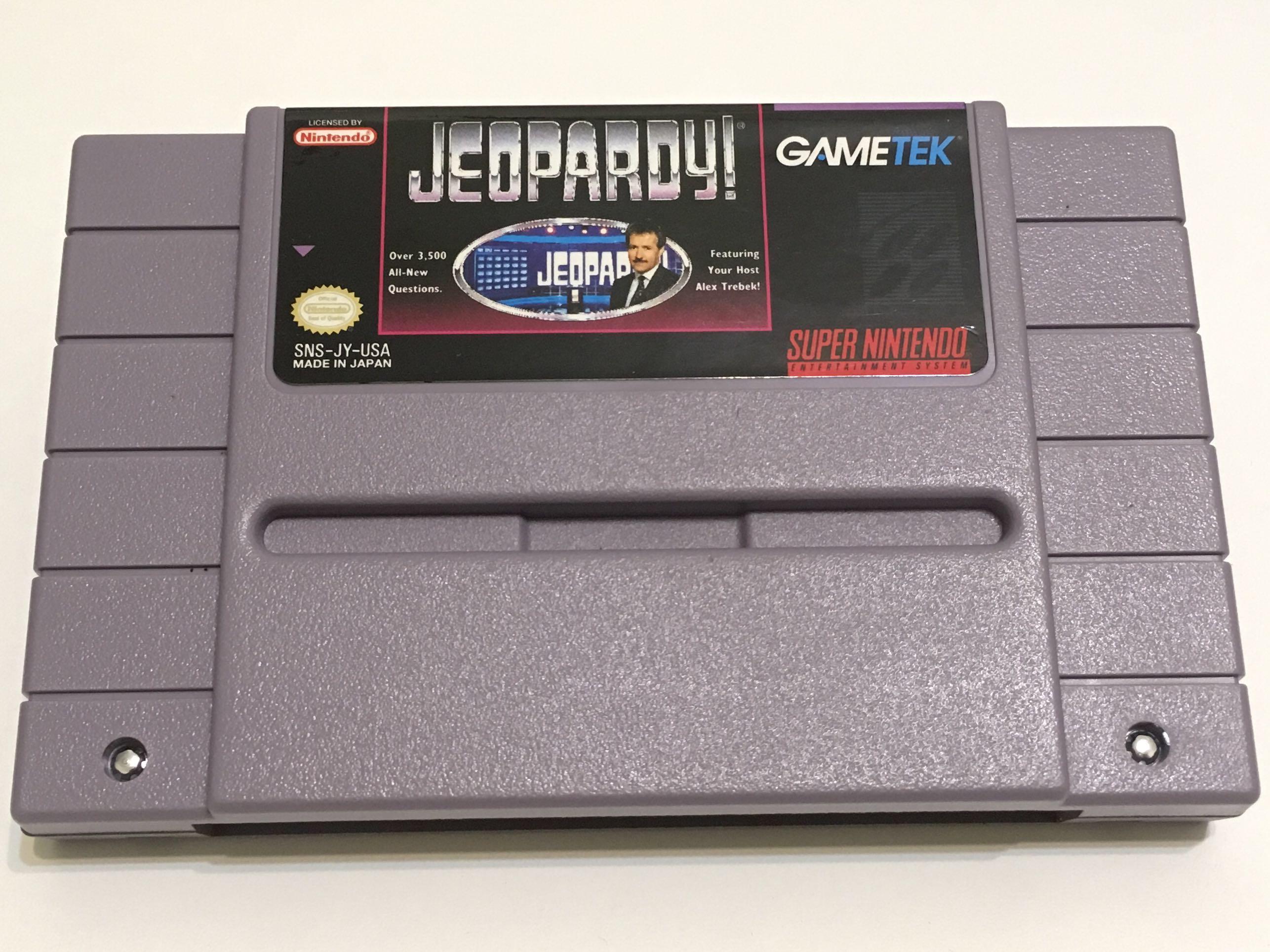 Jeopardy ! (Super Nintendo), Video Gaming, Gaming Accessories ...