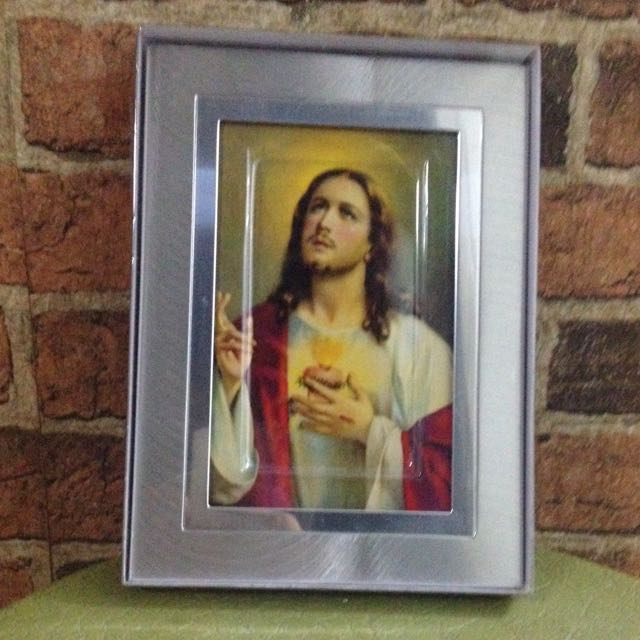 Jesus Frame, Hobbies & Toys, Memorabilia & Collectibles, Religious ...