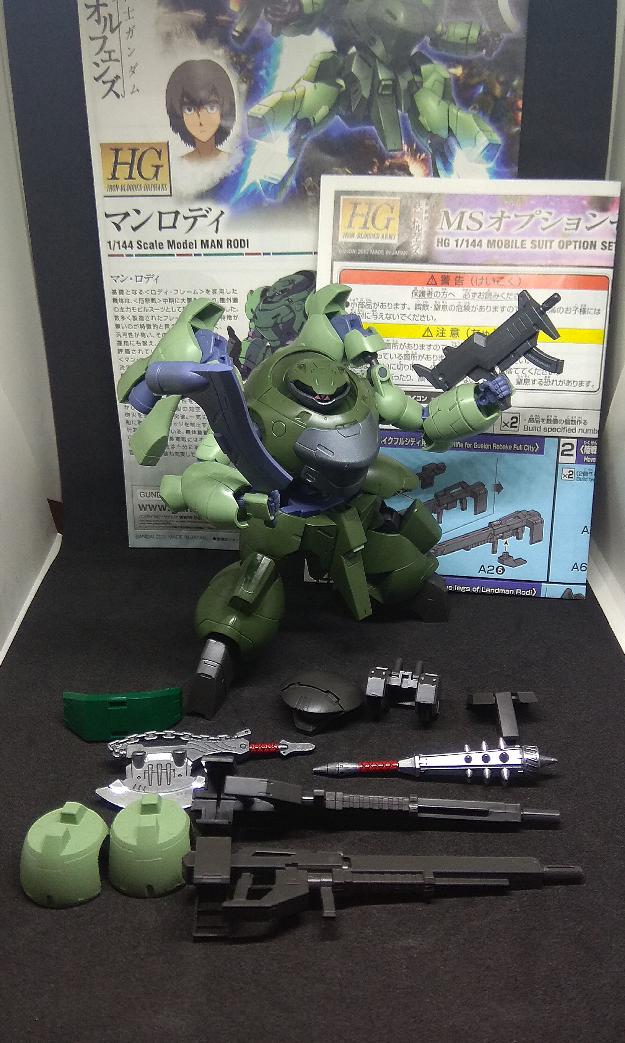 [Painted] Man Rodi Custom Gundam, Hobbies & Toys, Toys & Games on Carousell