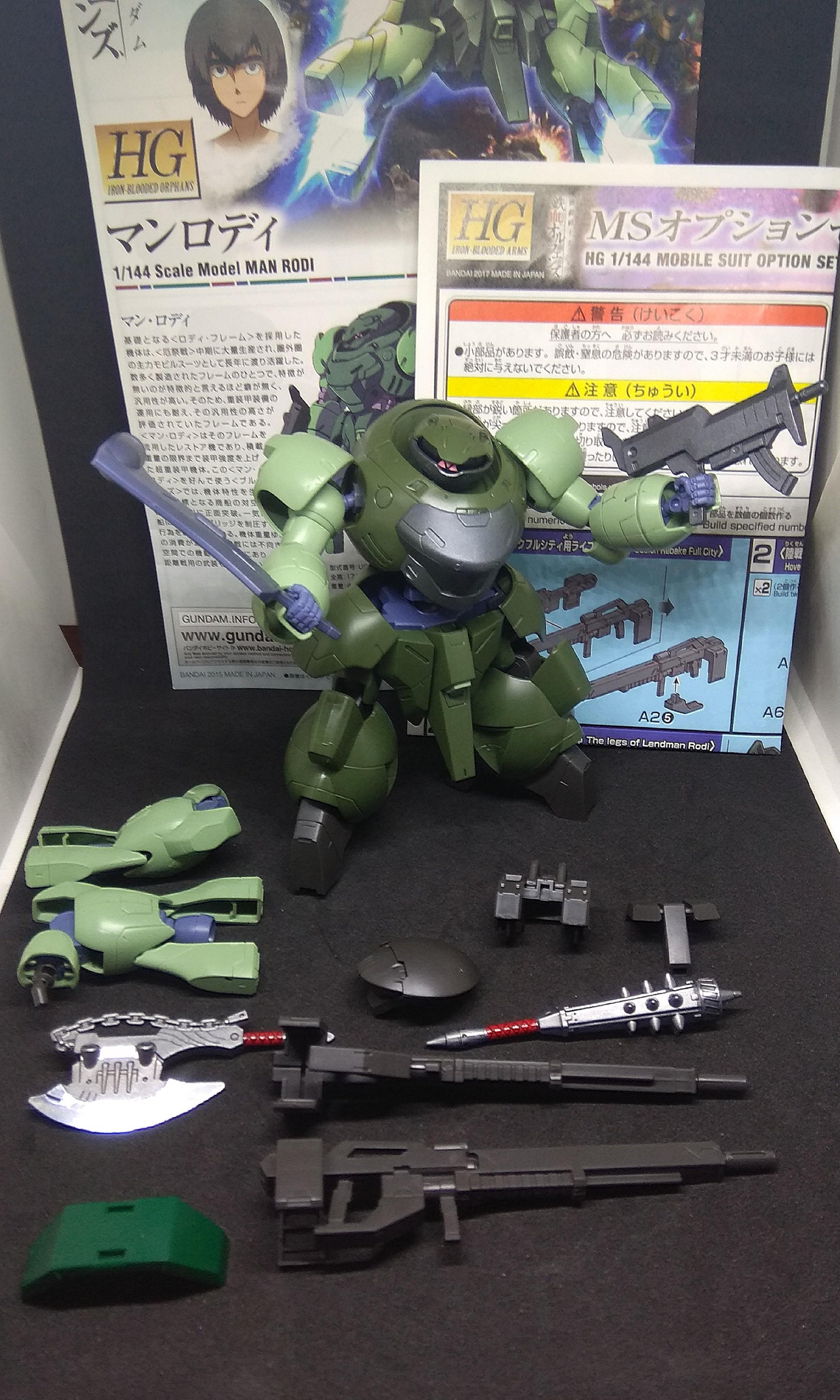 [Painted] Man Rodi Custom Gundam, Hobbies & Toys, Toys & Games on Carousell