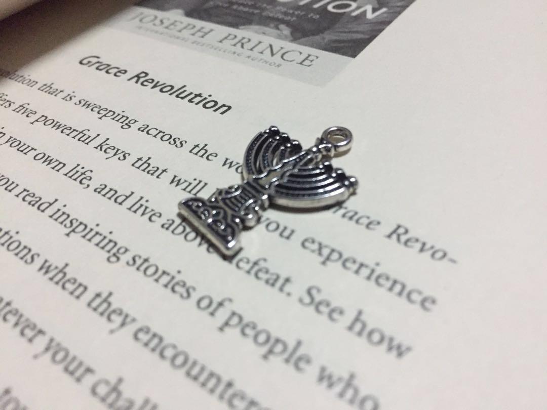 Menorah pendant hesed ve emet wisdom Christian pendant, Women's Fashion ...